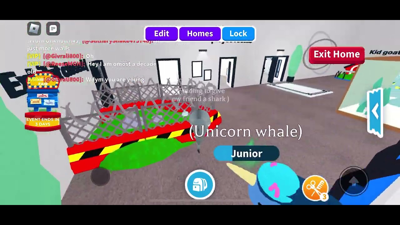 Playing with my friends in adopt me @SlitherySnake47578 #roblox # ...