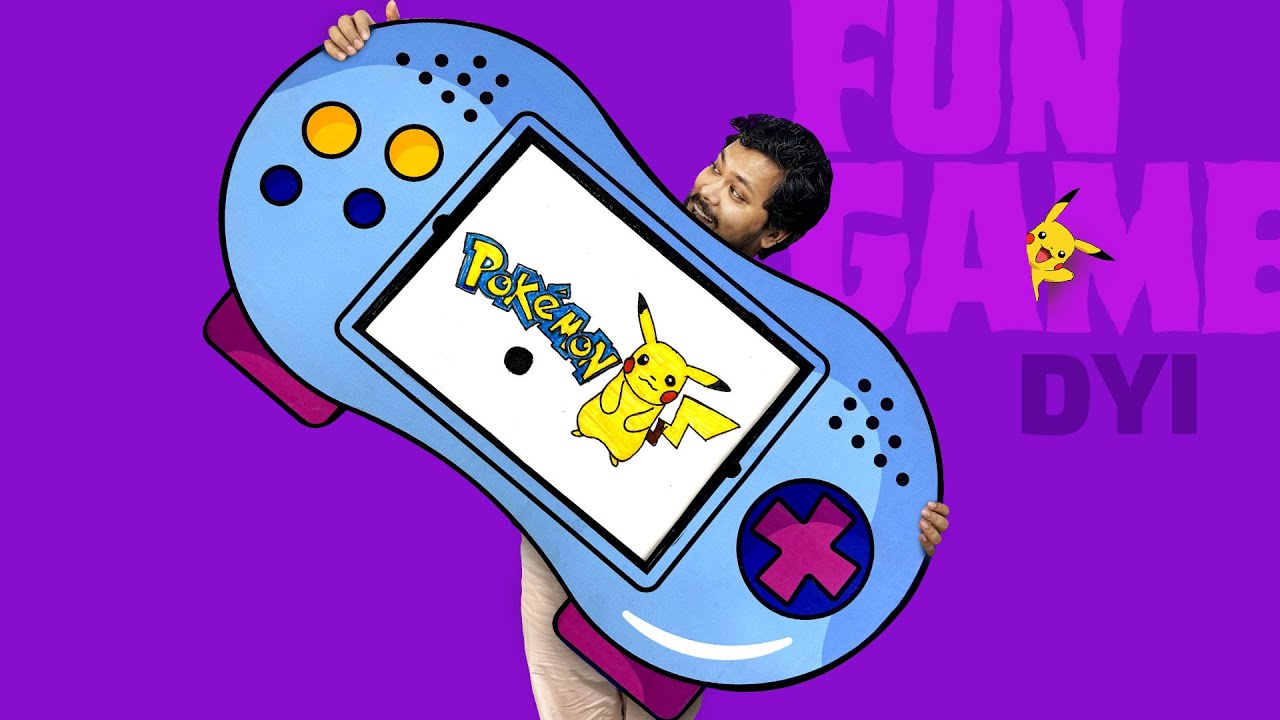 How to make Pokémon Cardboard Game at home | DIY - YouTube