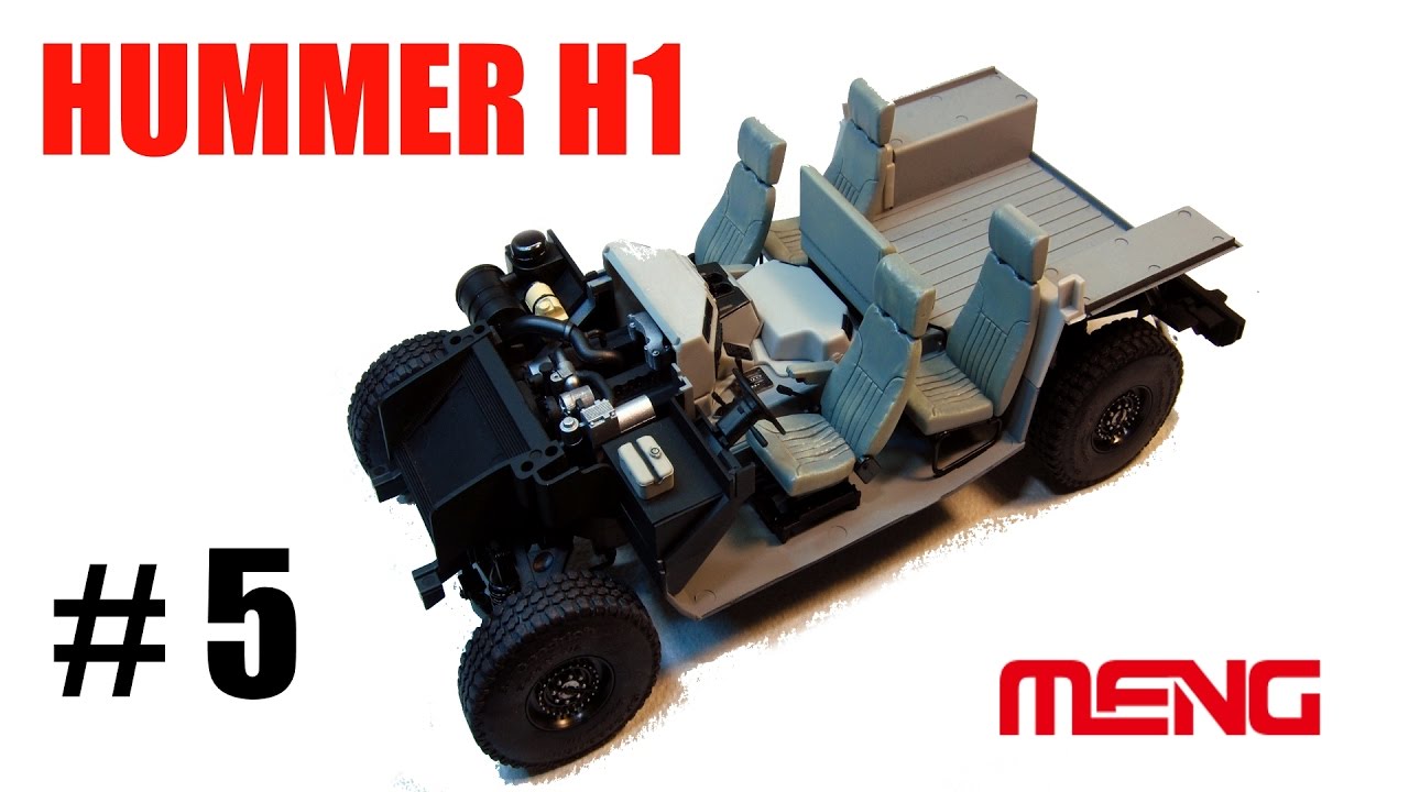 HUMMER H1 Scale model MENG 1:24 PART 5 - YouTube
