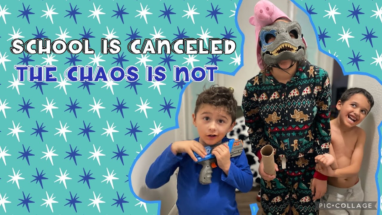 A Bad weather day with three crazy kids - YouTube