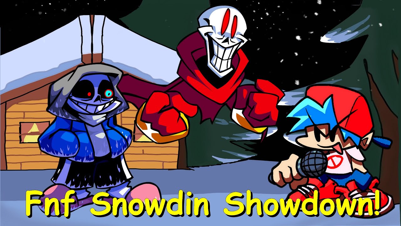 Friday Night Funkin': Snowdin Showdown! Full Week [FNF Mod/HARD] - YouTube