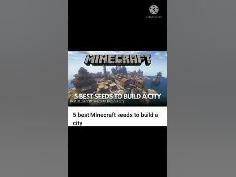 5 best Minecraft seeds to build a city - YouTube