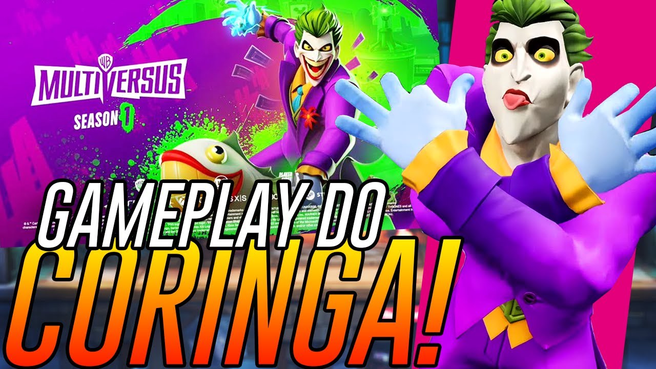 SKINS, GOLPES E MENINAS SUPER PODEROSAS! REACT GAMEPLAY CORINGA- MULTIVERSUS - YouTube