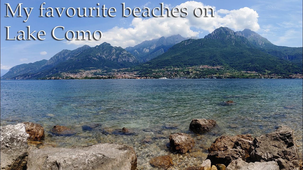 Some of the best beaches on Lake Como for the summer! - YouTube