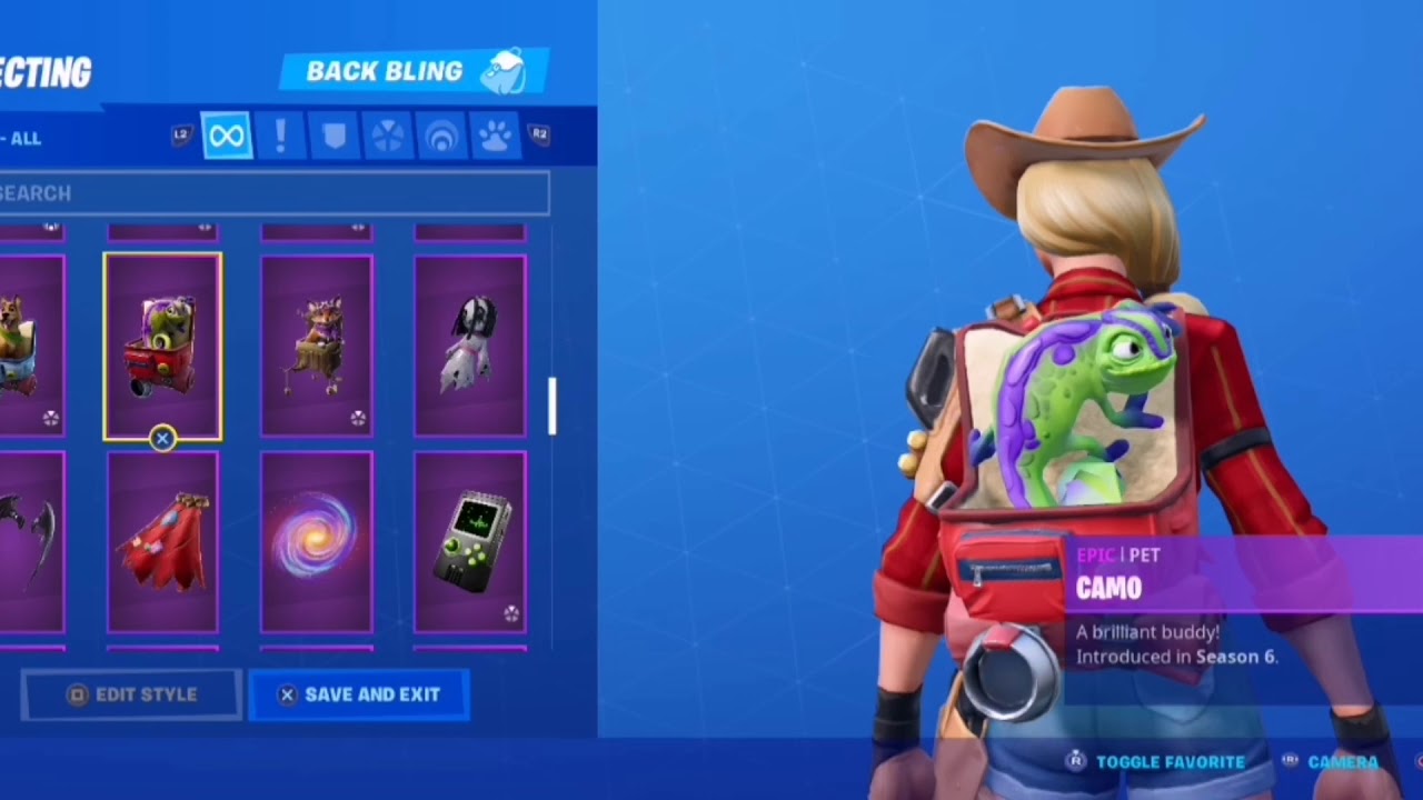Fortnite Rustler Skin Showcase Youtube
