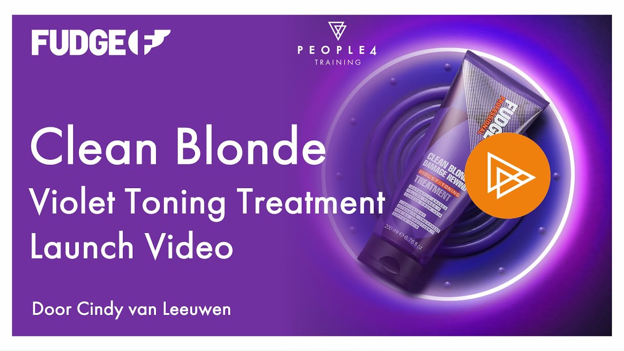 Fudge Clean Blonde Violet Toning Treatment (Launch Video) - YouTube
