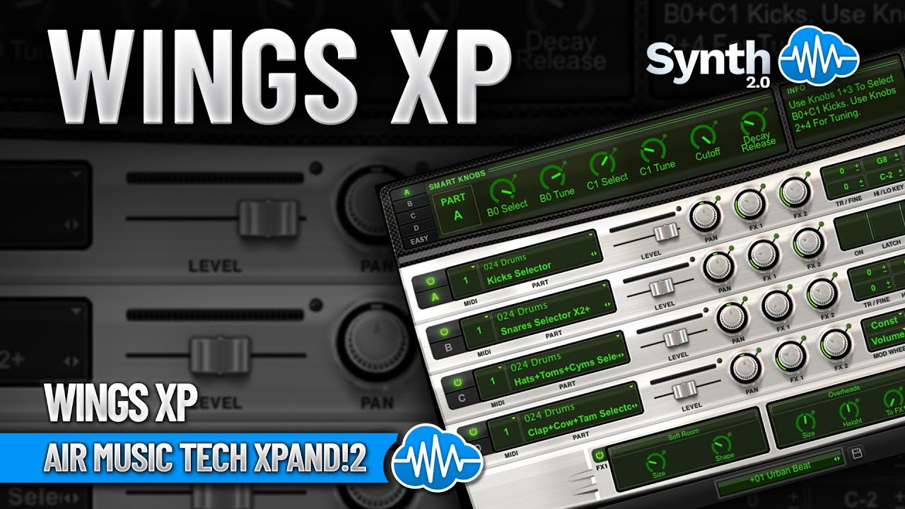 WINGS XP (30 new sounds) | XPAND!2 - AIR MUSIC TECH | SOUND BANK - YouTube