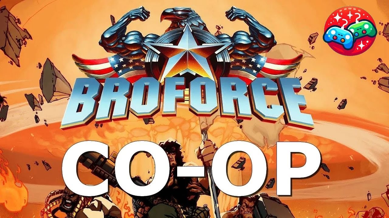 Local co-op in Broforce (multiplayer games) - YouTube