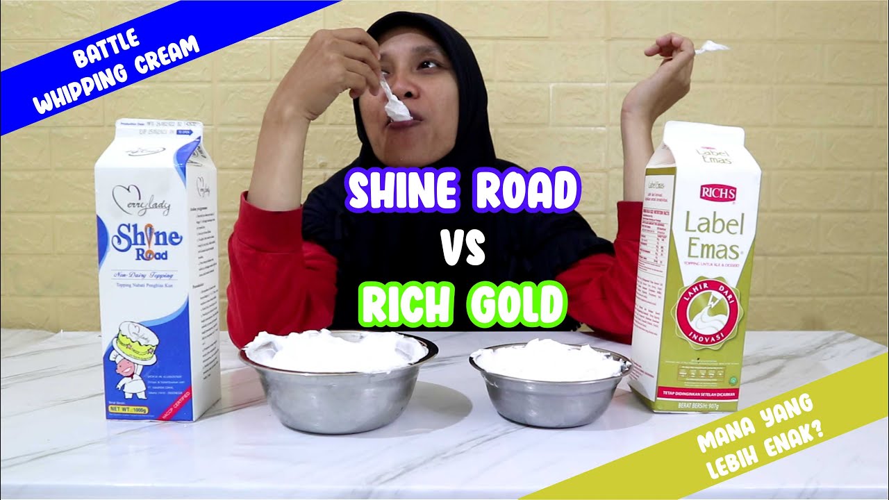 REVIEW PERBANDINGAN KUALITAS WHIPPING CREAM MARRY LADY SHINE ROAD ...