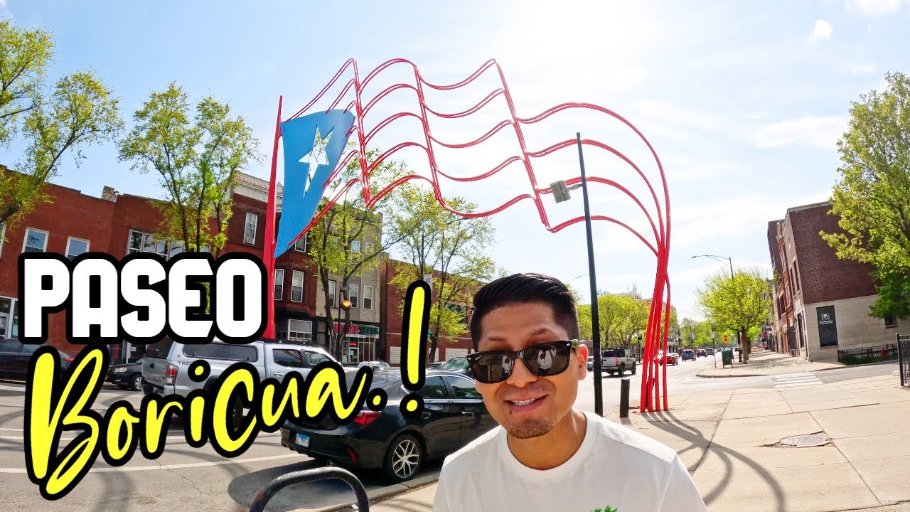 ¡Visité el famoso PASEO BORICUA en CHICAGO!| Me siento en PUERTO RICO ...