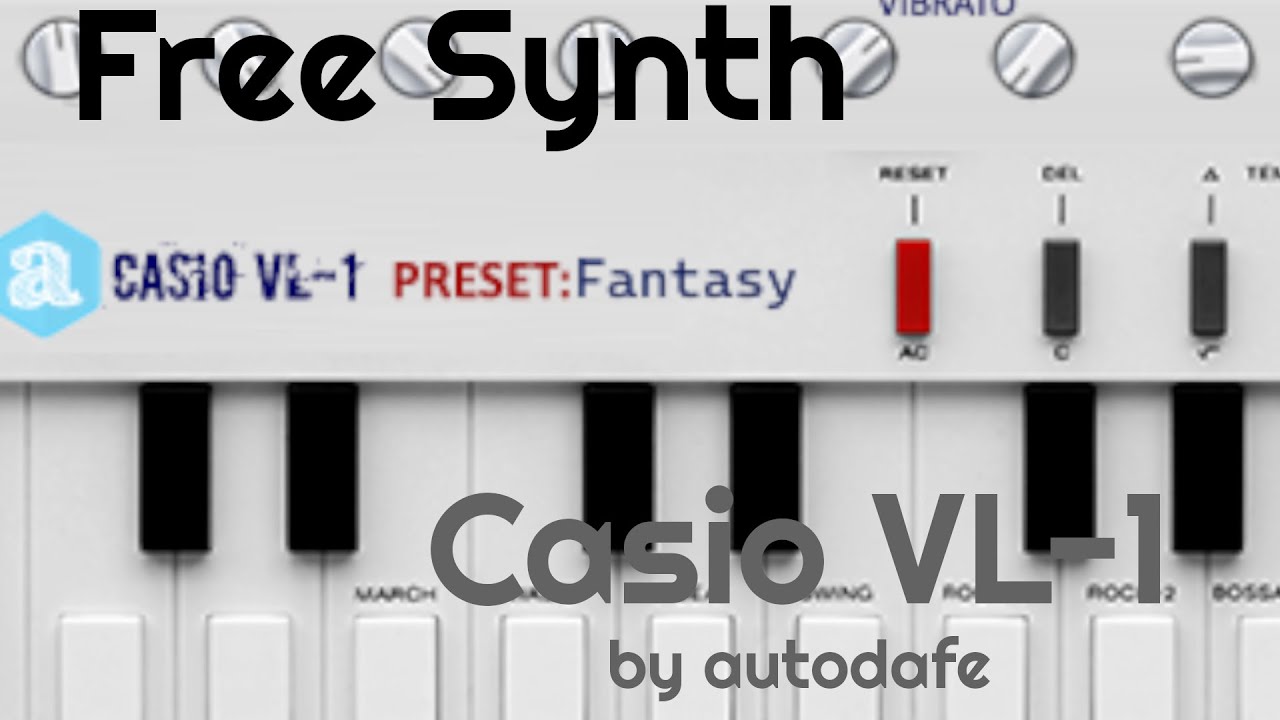 Free Synth - Casio VL-1 by Autodafe (No Talking) - YouTube