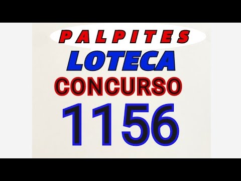 Palpites da Loteca Concurso 1156 , bilhete com uma aposta com quatro ...
