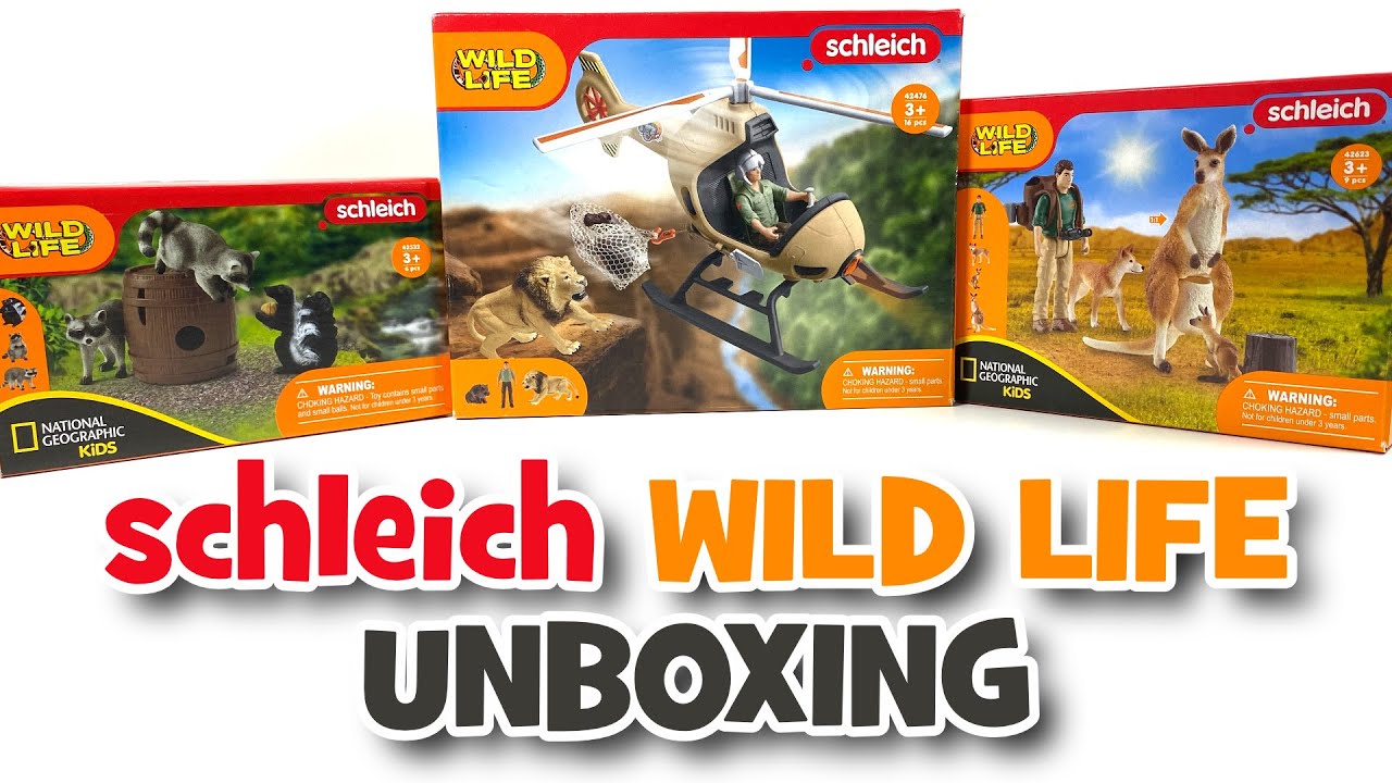 Es wird wild! 😁 | schleich WILD LIFE UNBOXING (42532, 42476, 42623 ...