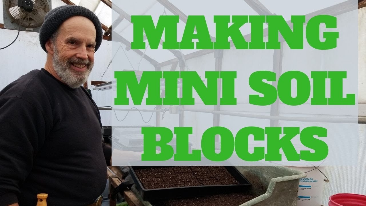 Soil Blocks: How We Make Mini's - YouTube