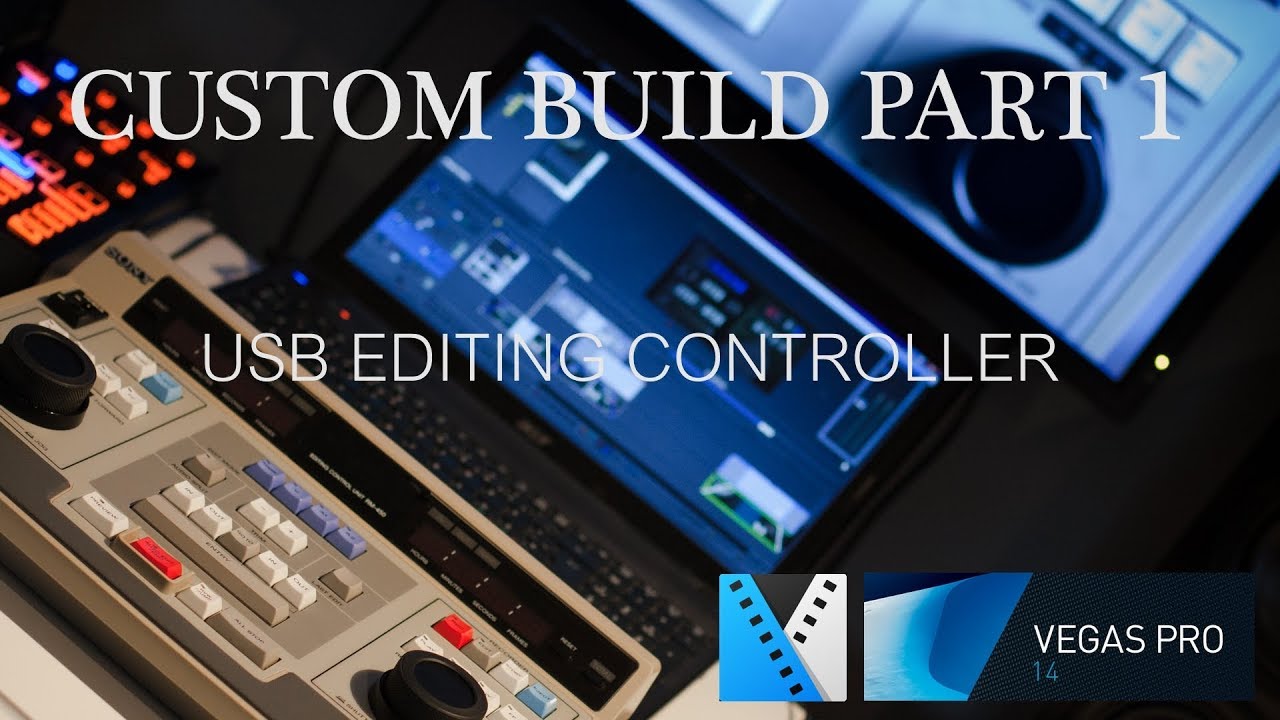 SONY RM-450 Video editing kontroller USB hack Vegas Pro control surface (Part 1) - YouTube
