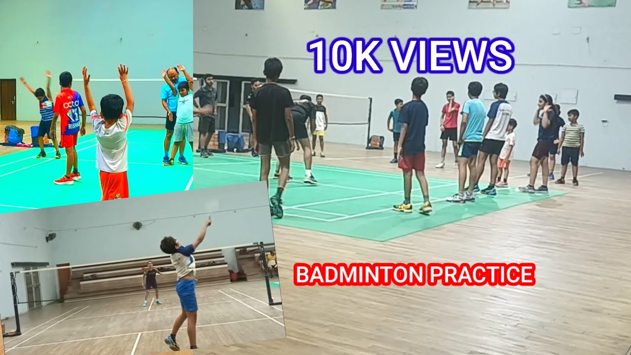 badminton Practice || badminton practice game - YouTube