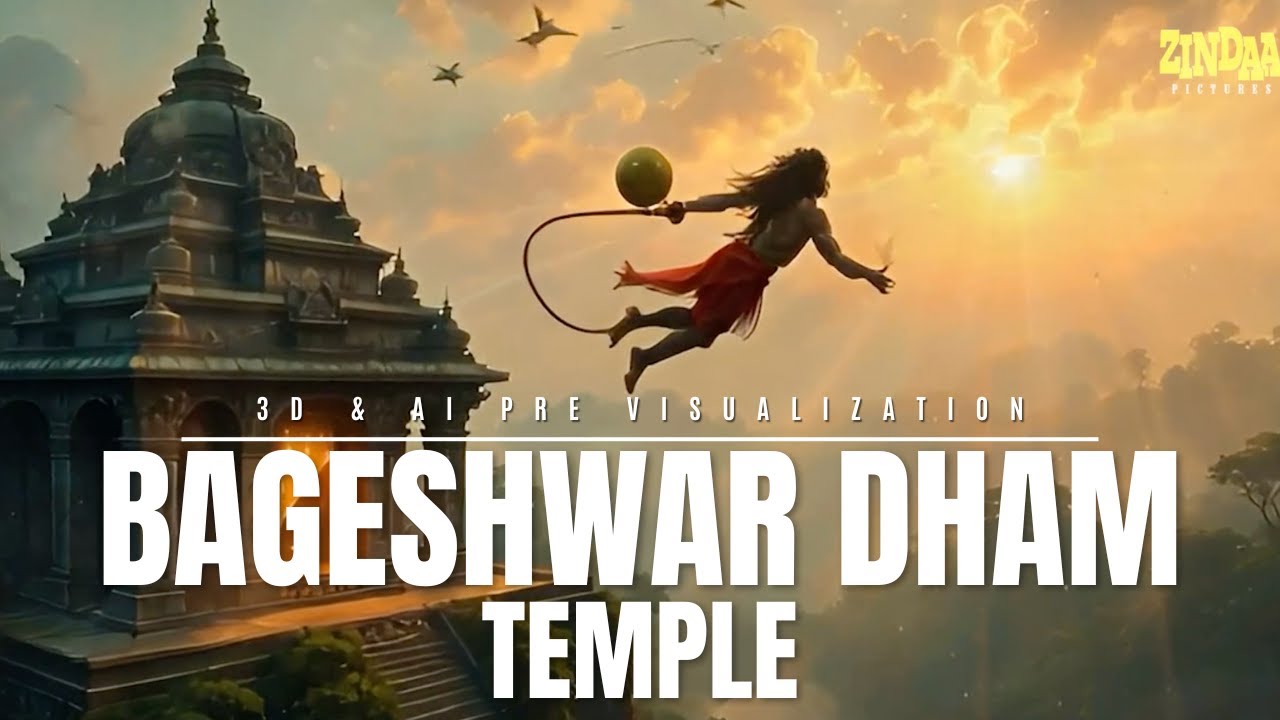 3D & AI pre visualization | BAGESHWAR DHAM Mandir - YouTube
