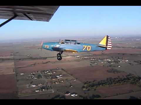 Fairchild PT-26 Cornell Flight from Cimarron Field, Yukon, OK - YouTube