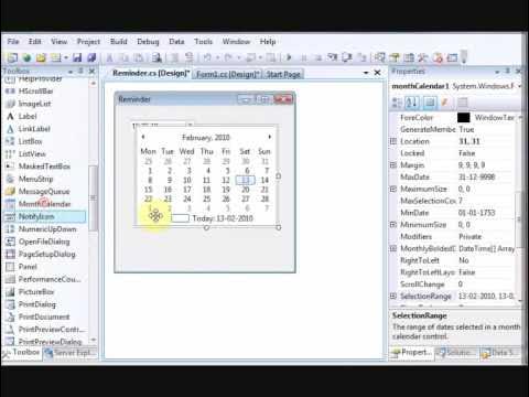 Visual C# (c sharp) Tutorial: How To Make A Sticky Note Application Part 2/3 - codecall.net ...