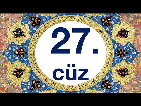 Mukabele 27. cüz/quran 27. juz bilgisayar hatlı kolay takipli kuran hatmi