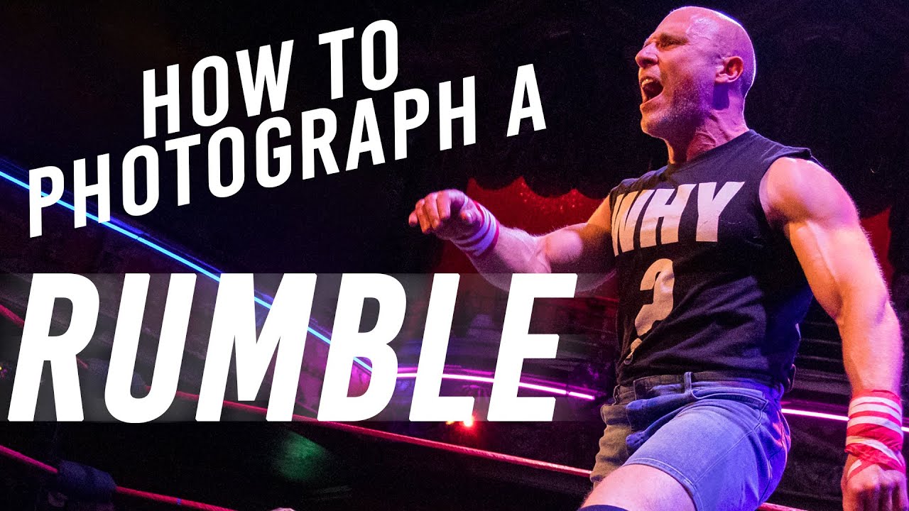 How to Photograph a Wrestling Royal Rumble - YouTube