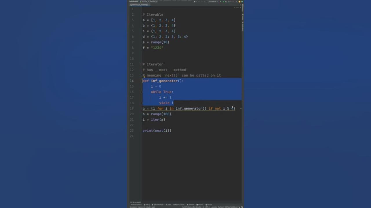 Python Iterable Vs Iterator Shorts Youtube