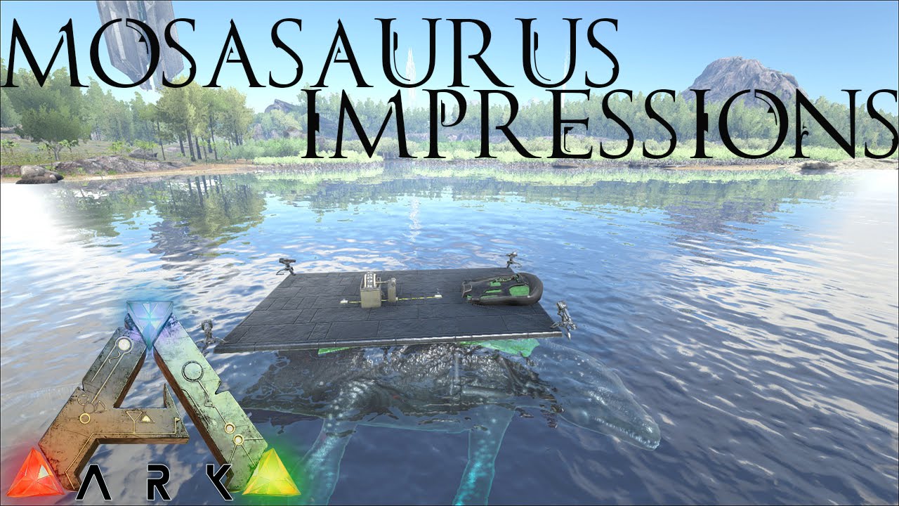 Ark Survival Evolved - Mosasaurus First Impressions - YouTube
