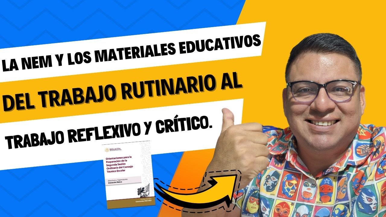 👨🏽‍🏫📼LA NEM Y LOS MATERIALES EDUCATIVOS. DEL TRABAJO RUTINARIO AL ...