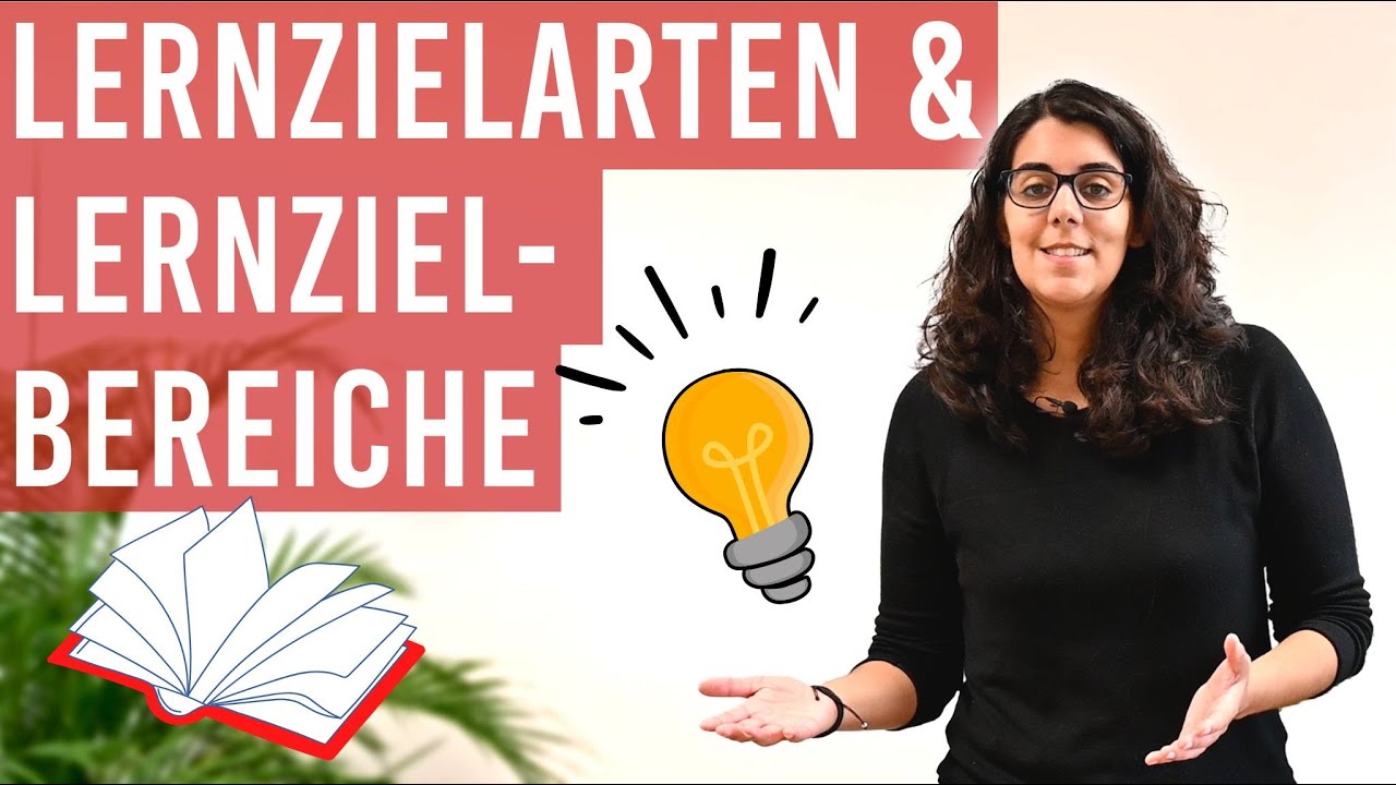 Lernzielarten & Lernzielbereiche [Pädagogik 101] - YouTube
