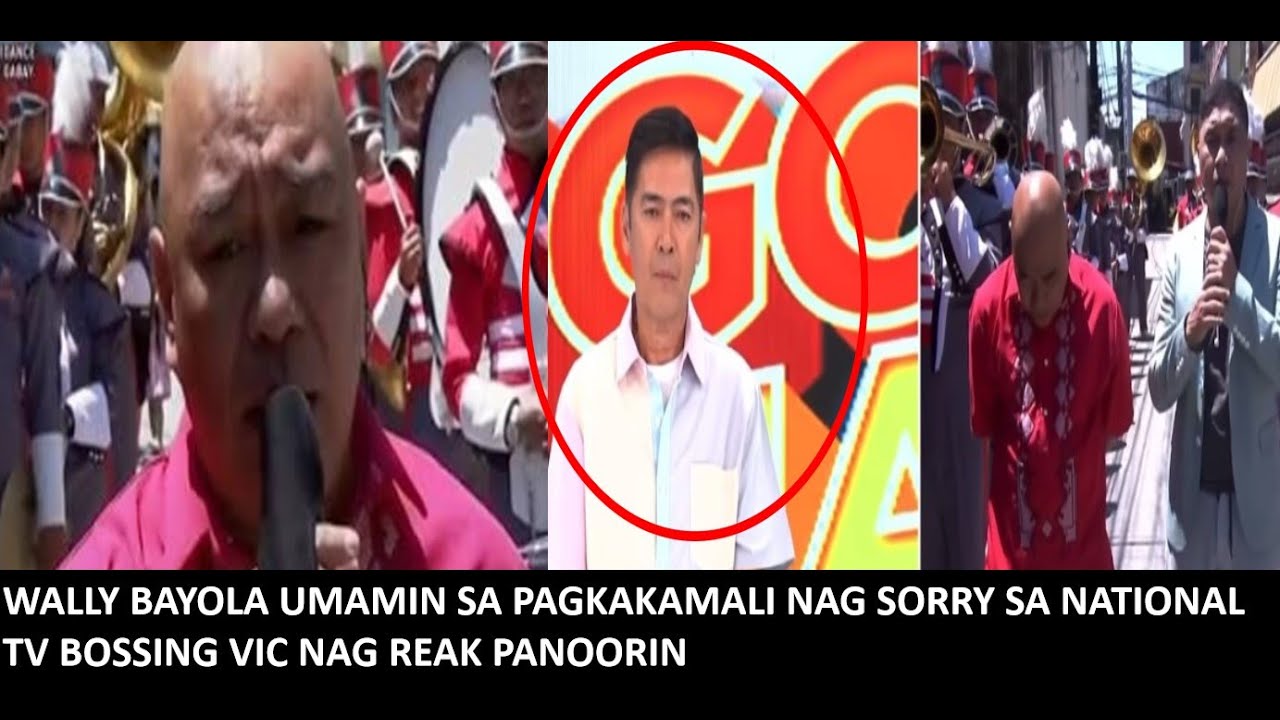 WALLY BAYOLA HUMINGI NG SORRY SA EAT SA NATIONAL TV MATAPOS MA BASH ...