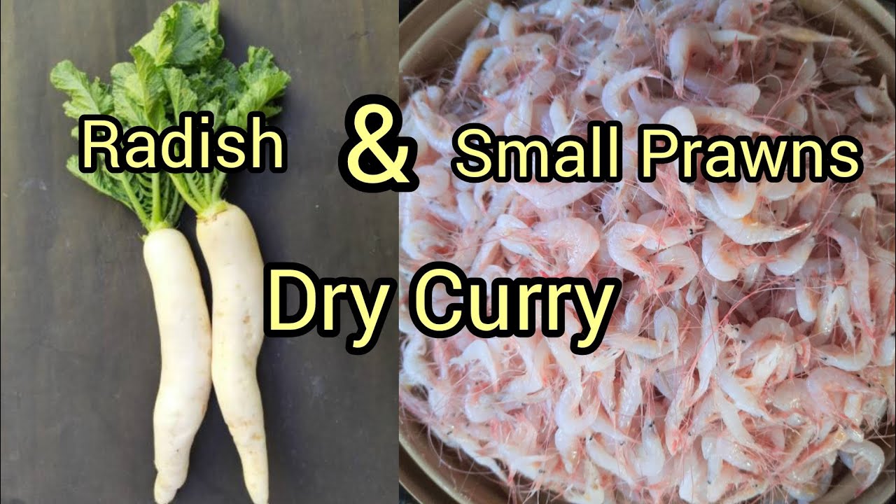 Radish & Small Prawns Dry Curry😋 | Easy Home-Style Recipe @puchulittle ...