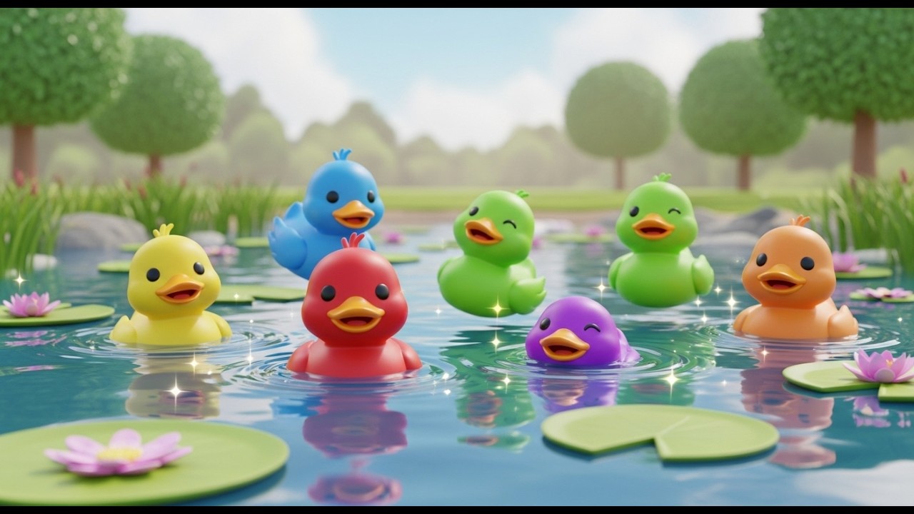 Seis patitos de juguete ¡Cuac, cuac, cuac! | Canciones Infantiles y ...