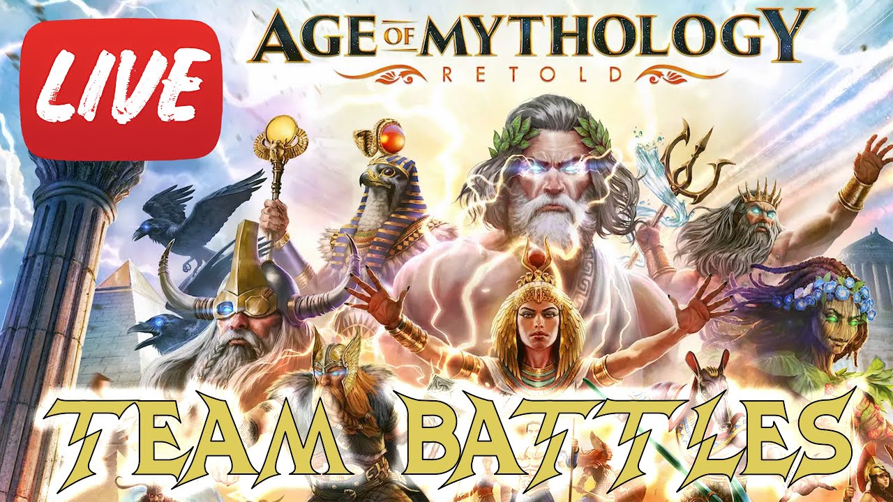 MULTIPLAYER TEAM BATTLES IN THE BEST NEW RTS GAME!!! | AGE OF MYTHOLOGY ...
