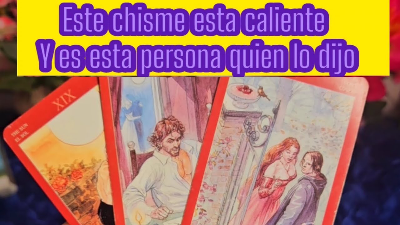 Este chisme esta caliente y es esta persona quien lo dijo - YouTube