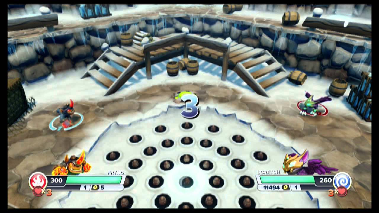 Skylanders SWAP Force Fryno vs Scratch - YouTube