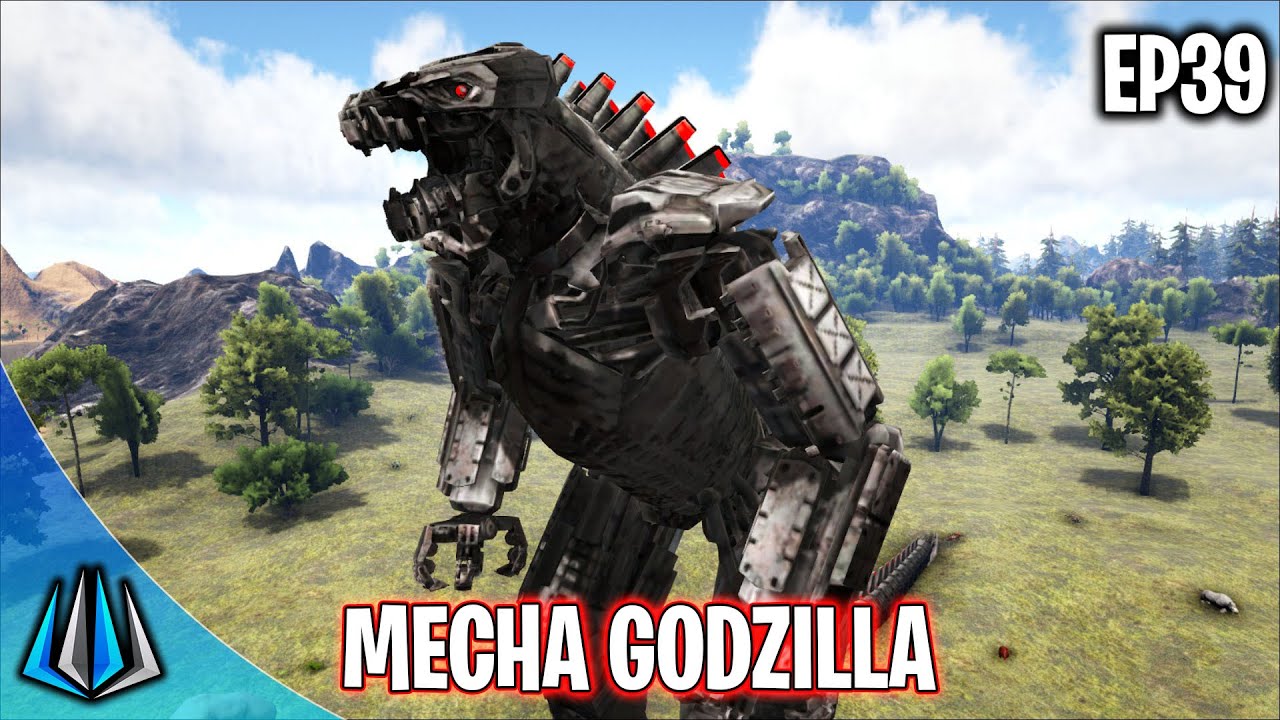 MECHA GODZILLA OP BANGET!- ARK: Rex Island #EP39 - YouTube