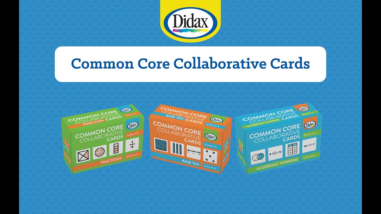 Common Core Collaborative Cards - YouTube