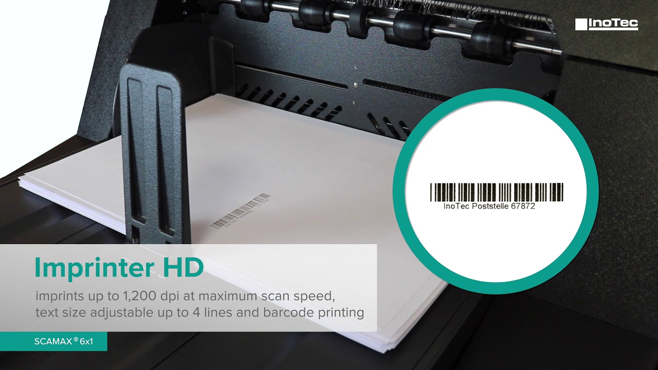 SCAMAX® 6x1 Features: Imprinter HD - YouTube