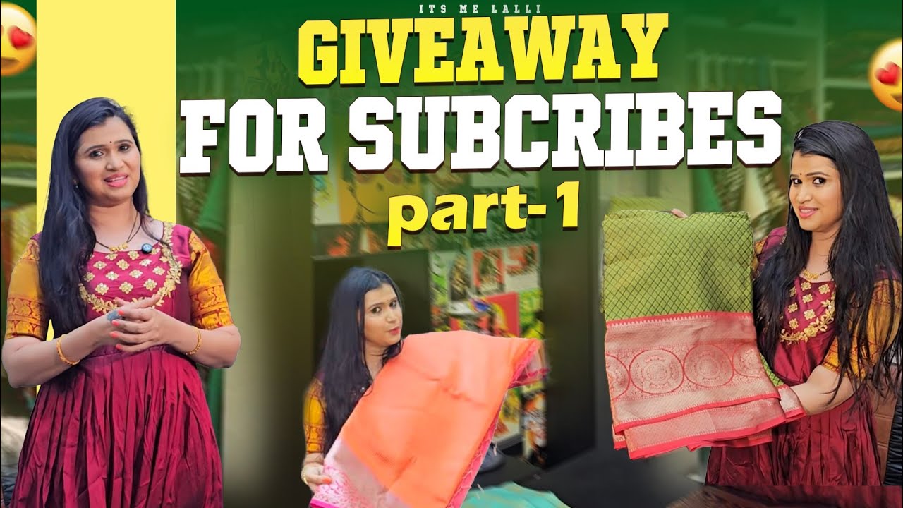Naa Favorite Saree Collection Giveaway 😍 | Pattu Sarees 🎁🎁 | Its Me ...