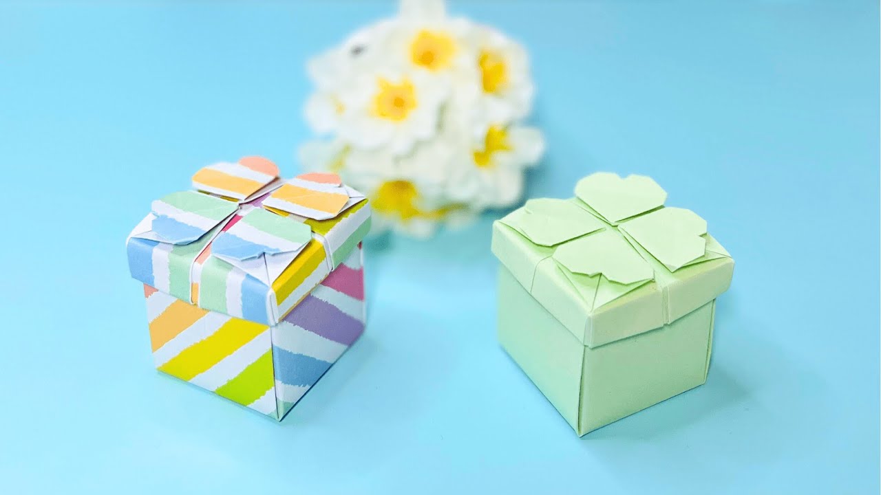 Mini Paper Gift Box | DIY Origami Gift Box | Paper Craft Ideas | Gift ...