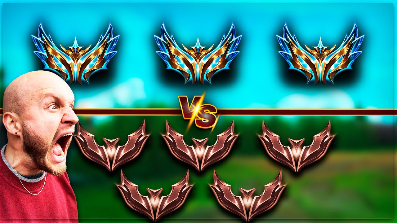 3 CHALLENGERS VS 5 BRONZE! (Rematch) - YouTube