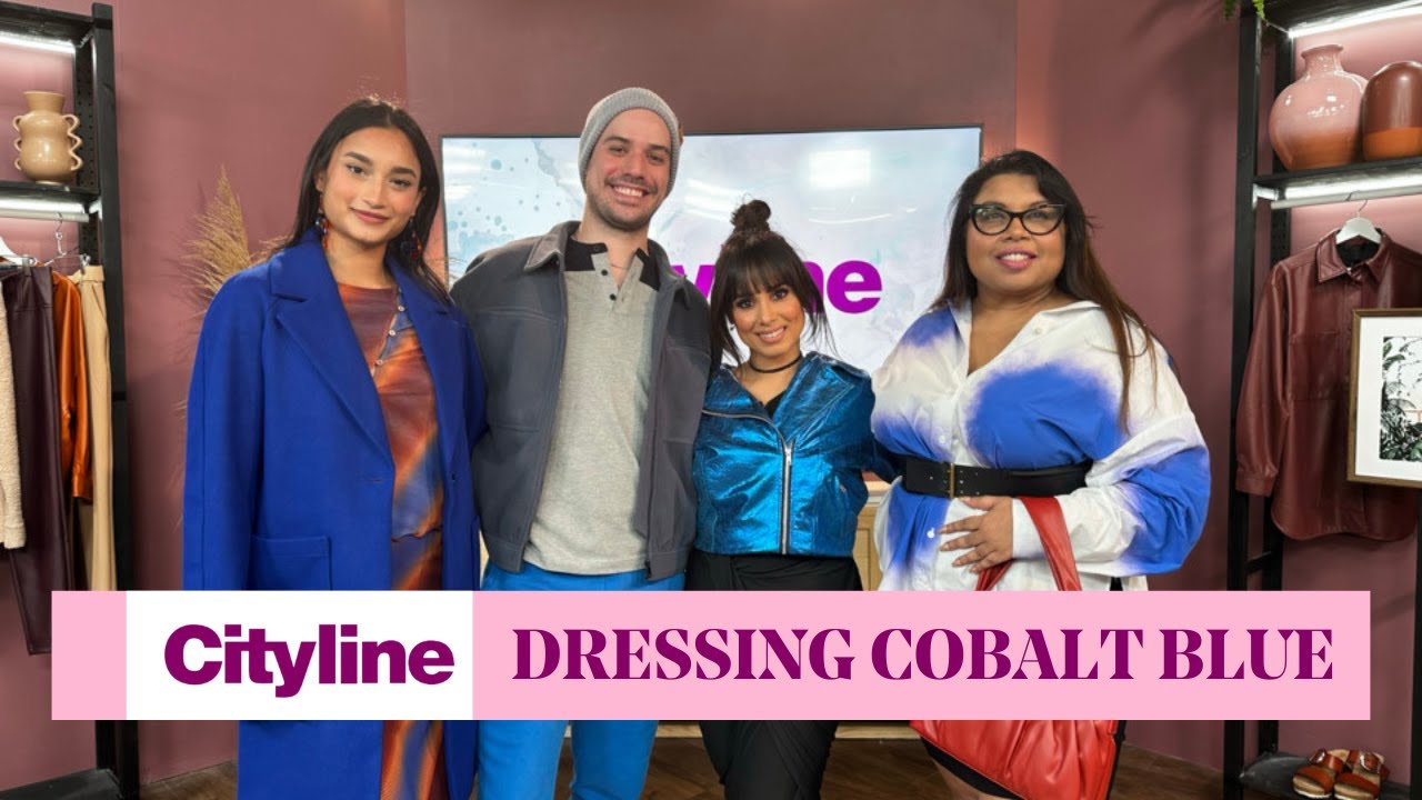 How to dress cobalt blue for all occasions - YouTube