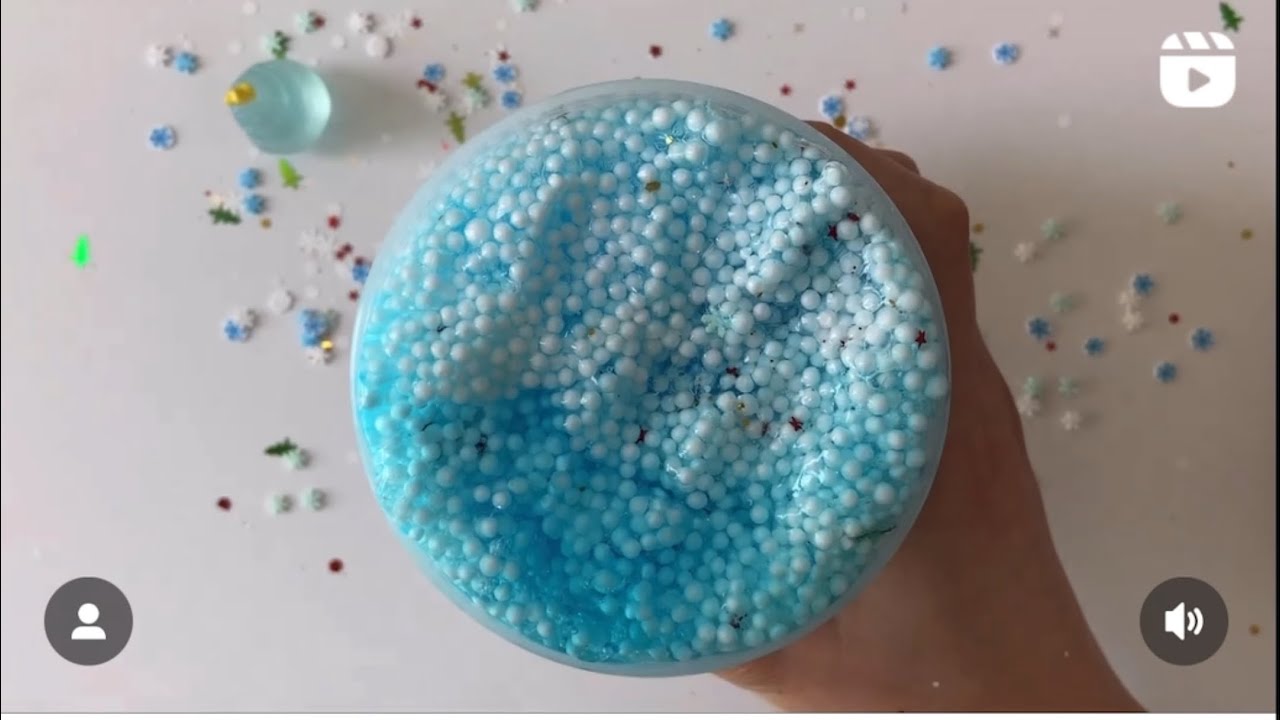 |Satisfying slime clip| CRUNCHY SLIME! (tysm for 300 subs ️) - YouTube