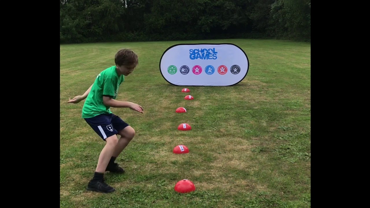 Athletics 50m Shuttle Run_Bucks and MK Virtual School Games - YouTube