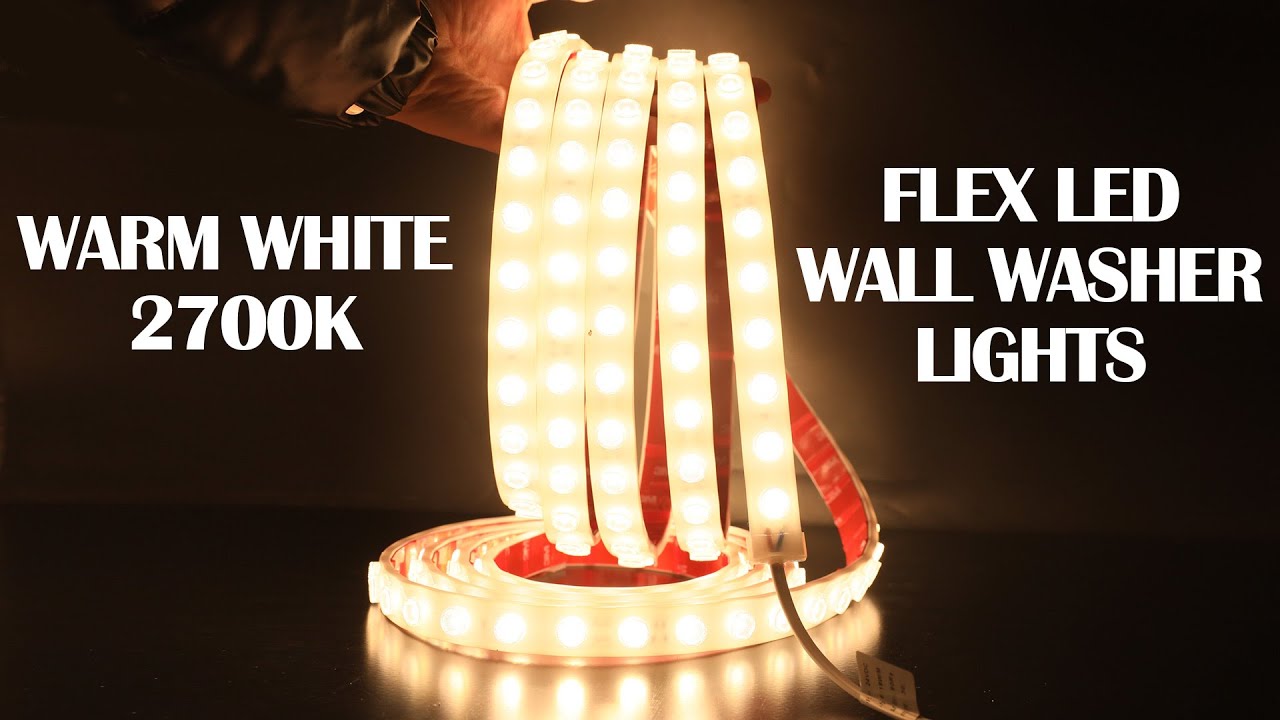 Warm White 2700K Flexible LED Wall Washer Strip Lights ...