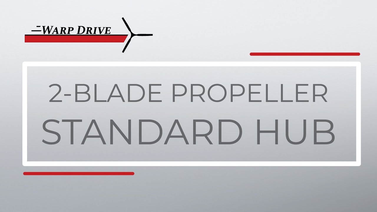Warp Drive Propellers : 2-Blade Standard - YouTube