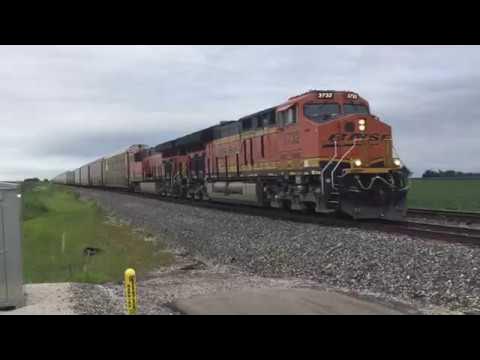 A short trip to Toluca, IL on the BNSF Chillicothe sub w/ SD70ACe leading coal train 08/06/17 ...