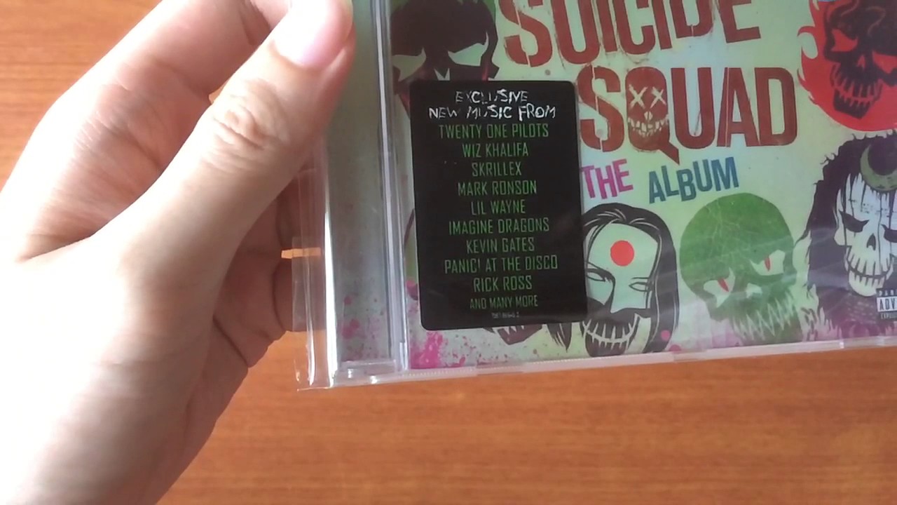 [CD UNBOXING] Suicide Squad The Album - YouTube