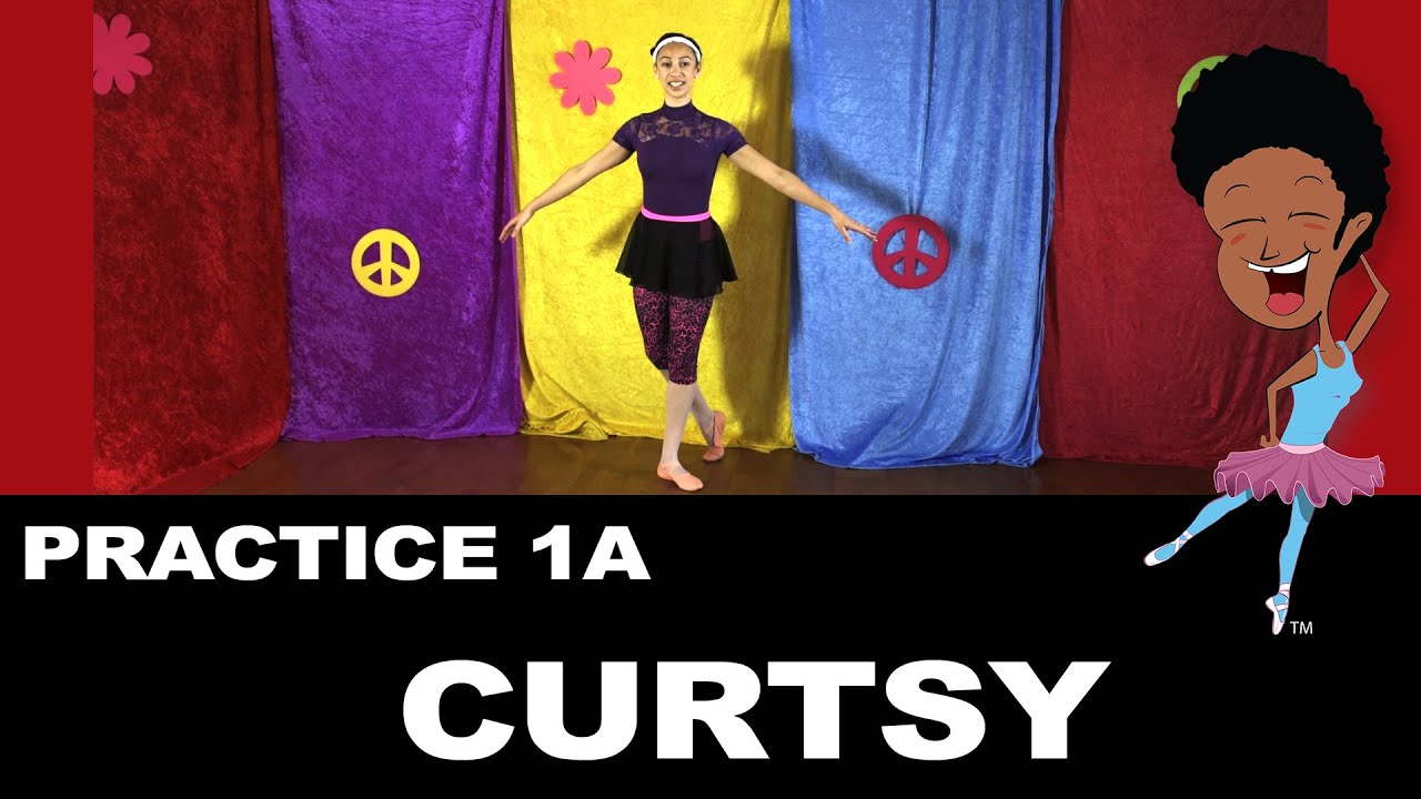 Ballet Practice 1A: Curtsy - Nani Nani Kids - Online Ballet Class - YouTube
