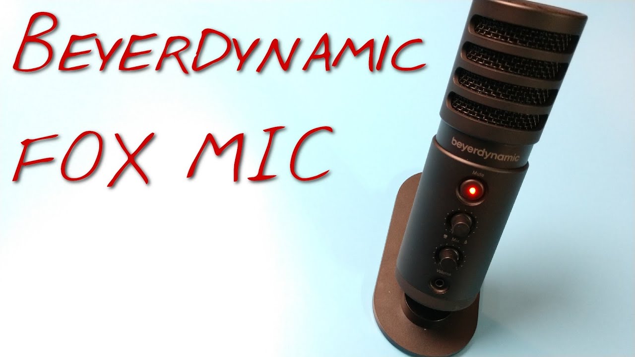 Beyerdynamic FOX Microphone _(Z Reviews)_ - YouTube